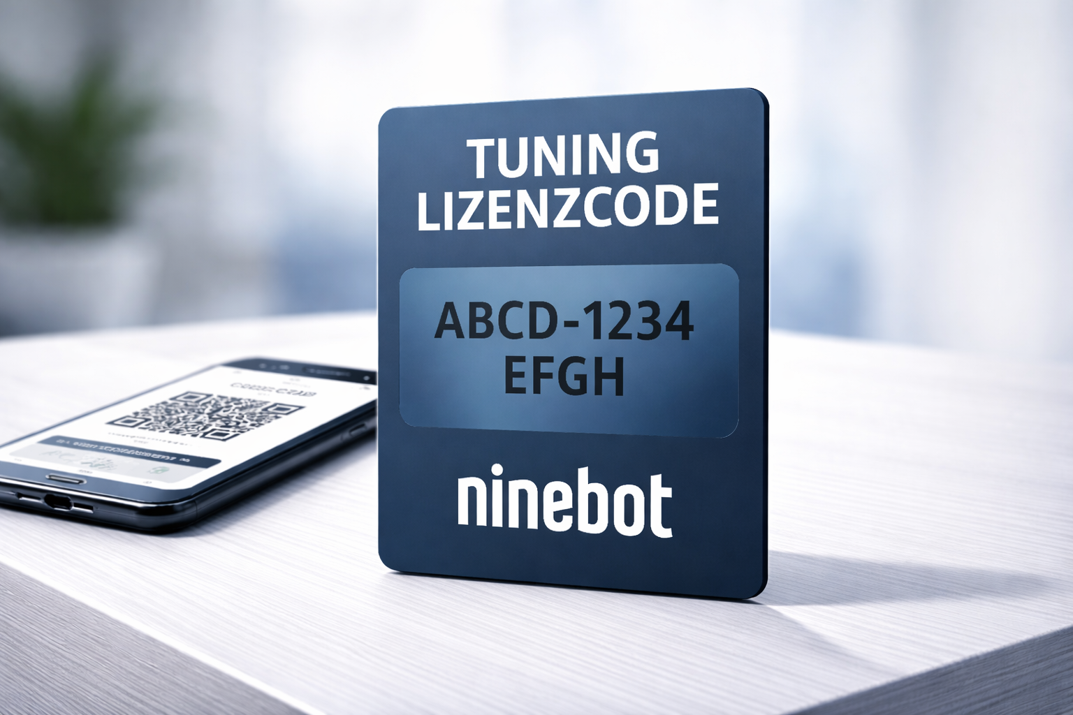Lizenz Sofort online Tuning für Ninebot Max E + G2 D + G30 D + F2 + F2